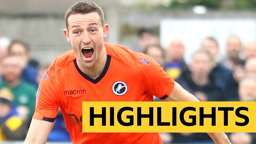 FA Cup: AFC Wimbledon 0-1 Millwall highlights - BBC Sport