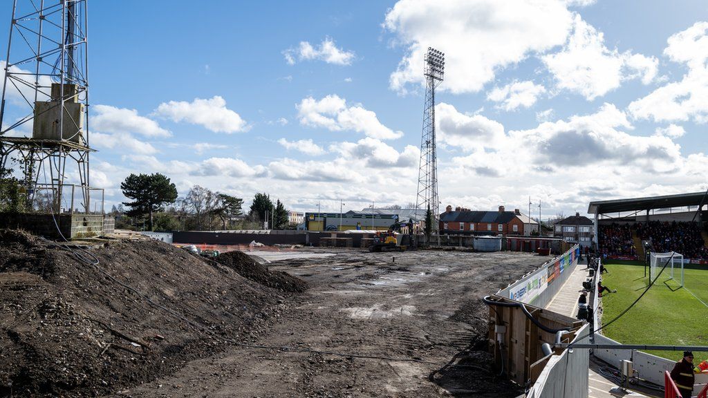 Wrexham: Temporary Kop stand at Stok Racecourse could be ready for ...