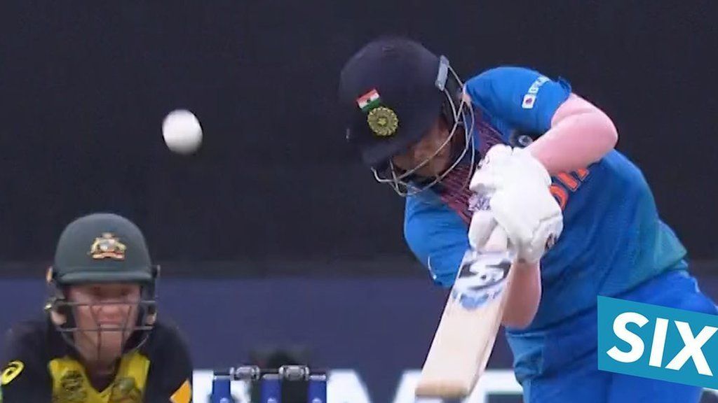 Women's T20 World Cup: Shafali Verma, 16, hits first six of tournament ...