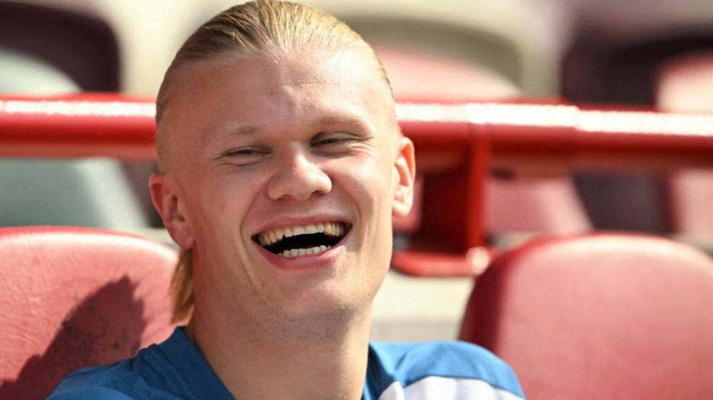 Man City: 'I need to improve everything' - Haaland - BBC Sport