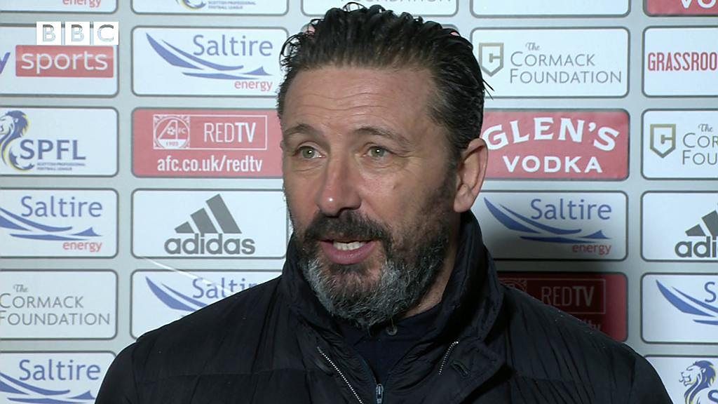 Aberdeen still believe they can finish third - Derek McInnes - BBC Sport
