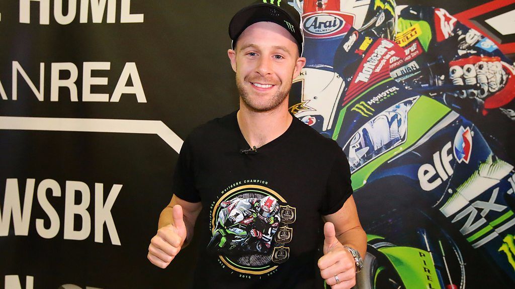 World Superbikes: Jonathan Rea enjoys homecoming party - BBC Sport