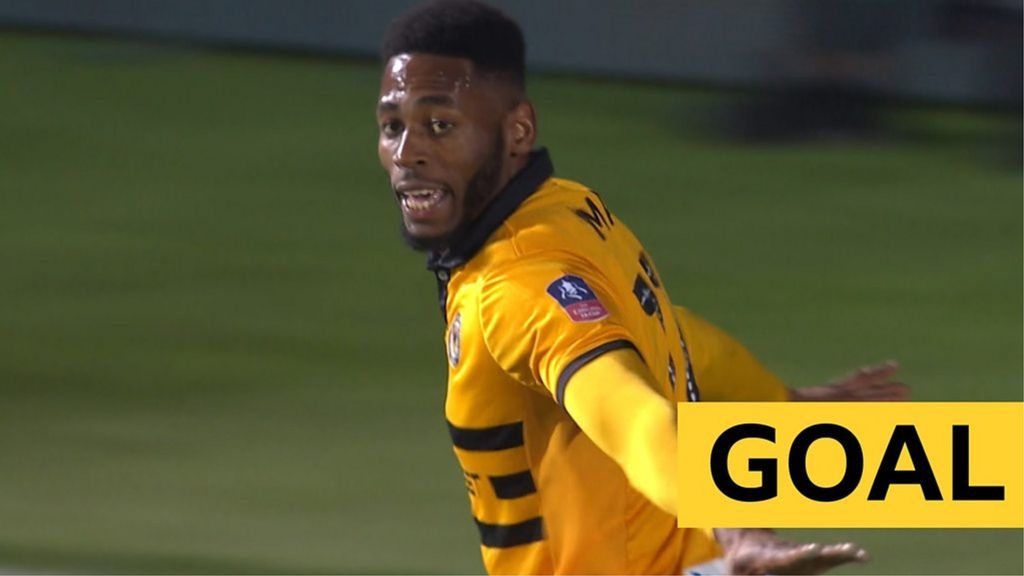 FA Cup: Jamille Matt heads Newport in front against Leicester - BBC Sport