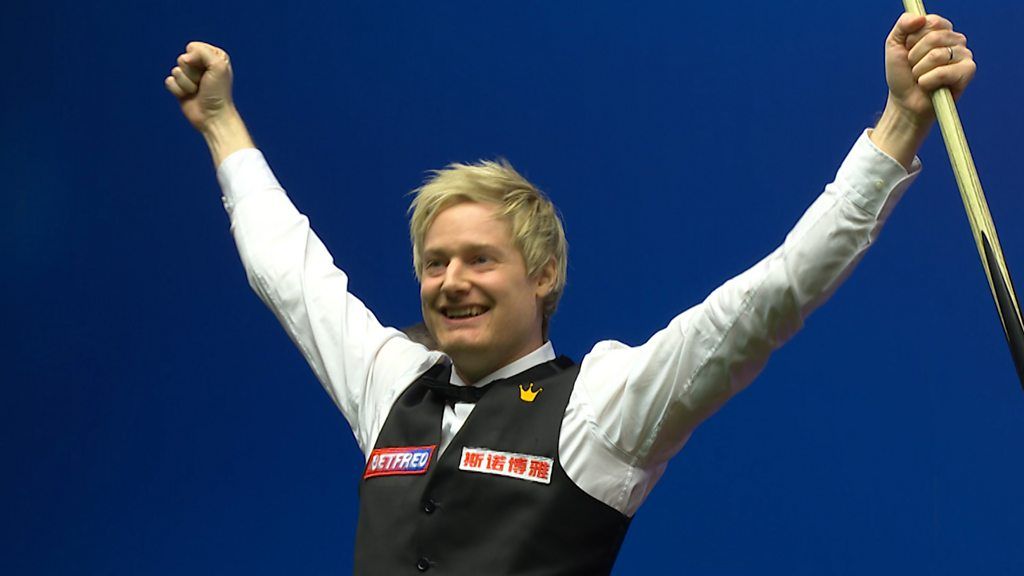 Watch Neil Robertson's 147 at the World Snooker Championship in full ...