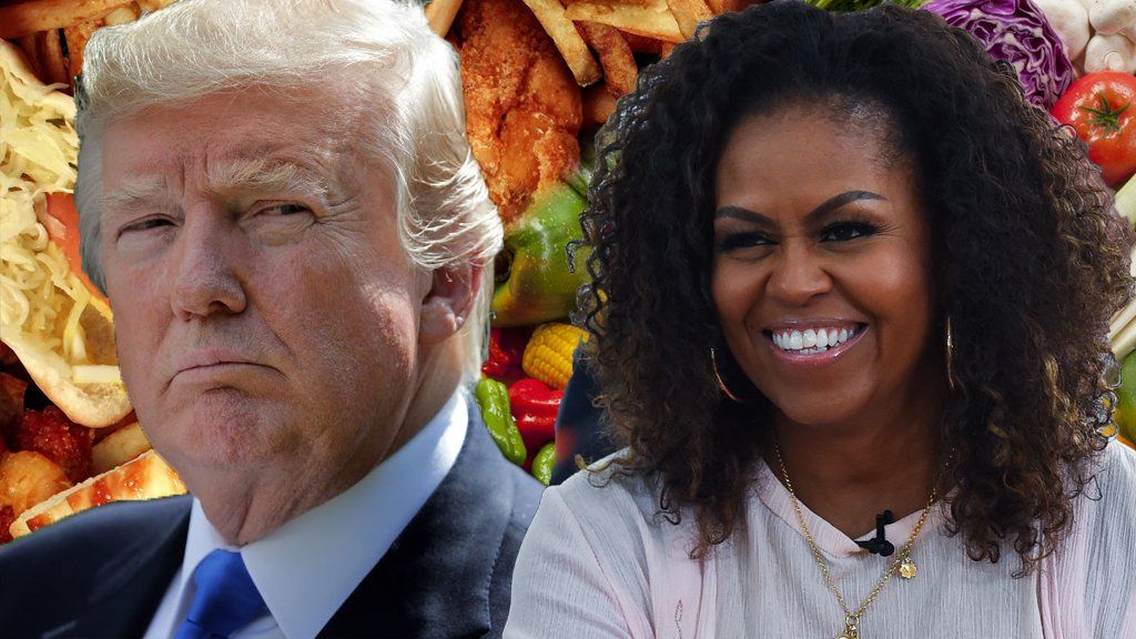 Trump: Administration roll back healthy school lunch rules in US - BBC ...