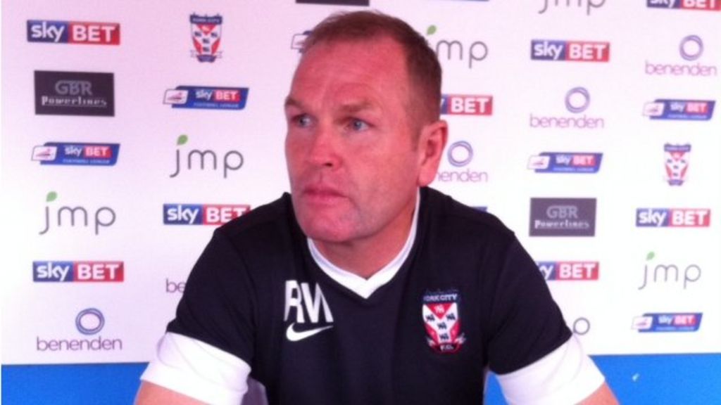 Russ Wilcox: Ex-York City manager's last post-match interview - BBC Sport