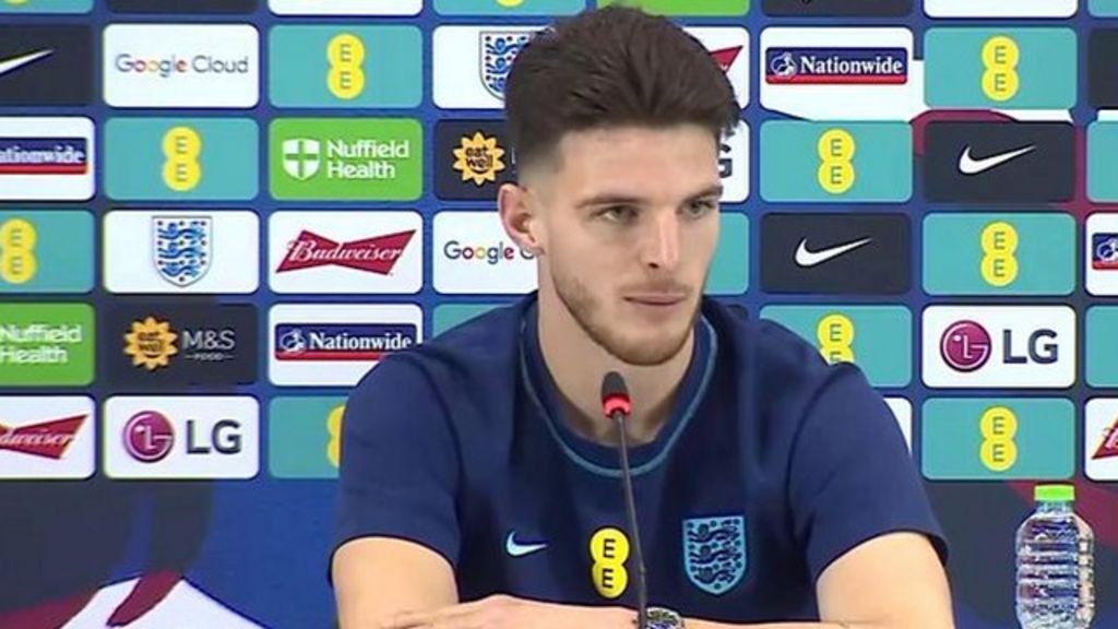 World Cup 2022: Declan Rice praises England mentality - BBC Sport