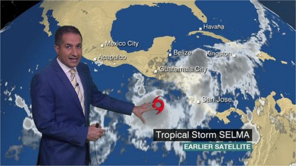 Tropical Storm's Selma and Saola - BBC Weather