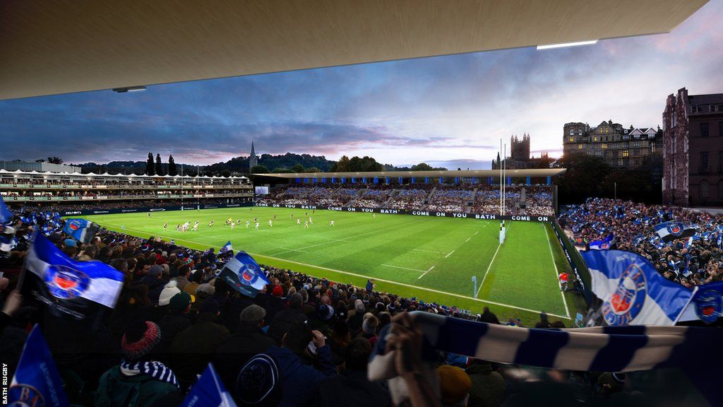 Bath Rugby hope to start Recreation Ground redevelopment in 2024 - BBC ...