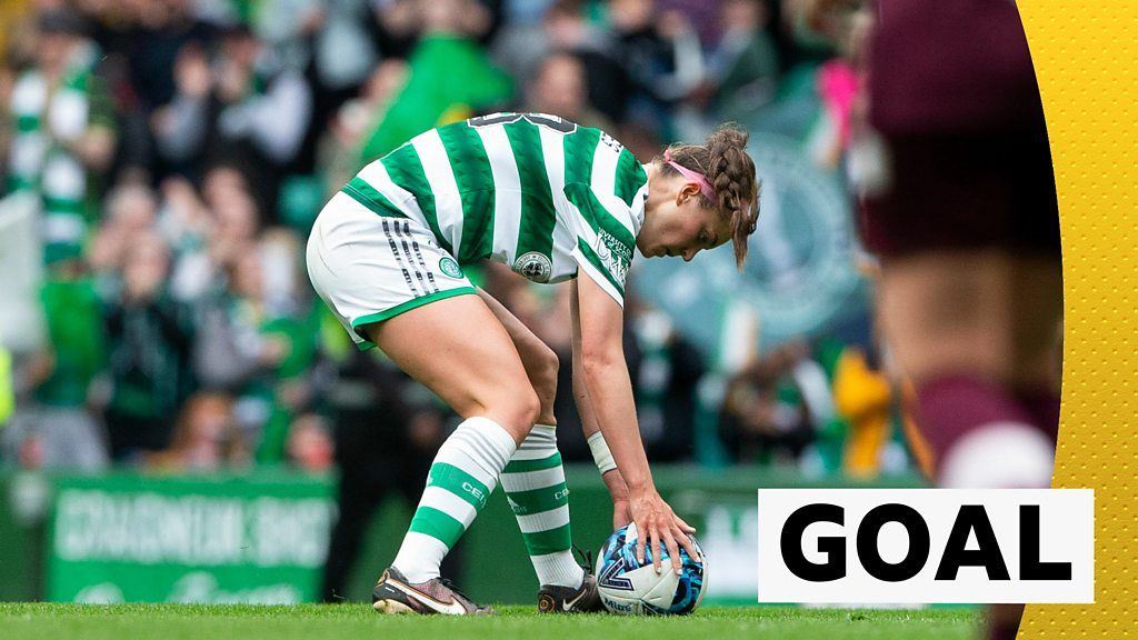 Caitlin Hayes gives Celtic the lead against Hearts to go top on goal ...
