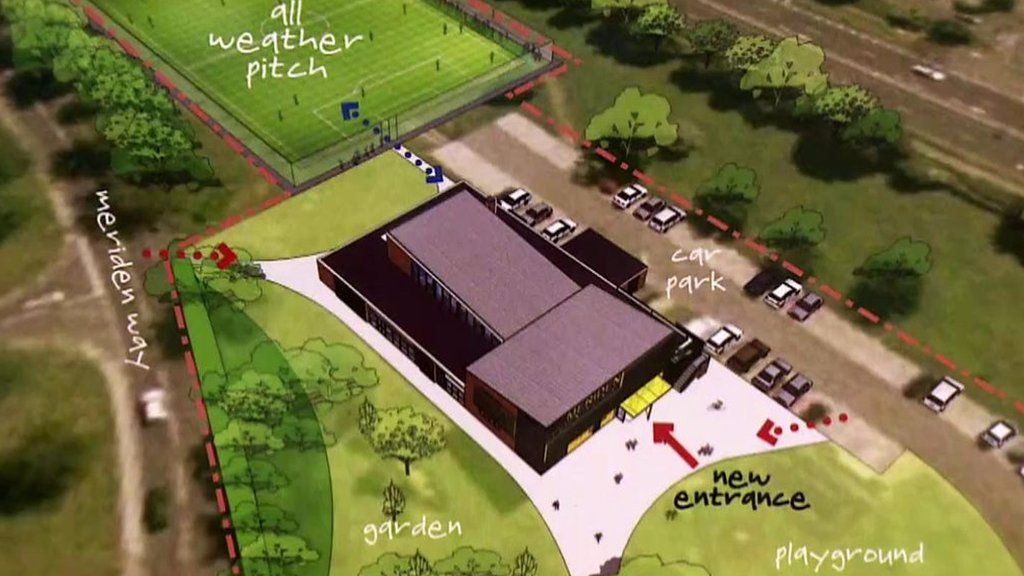 Watford's Meriden Community Centre gets a makeover - BBC Sport