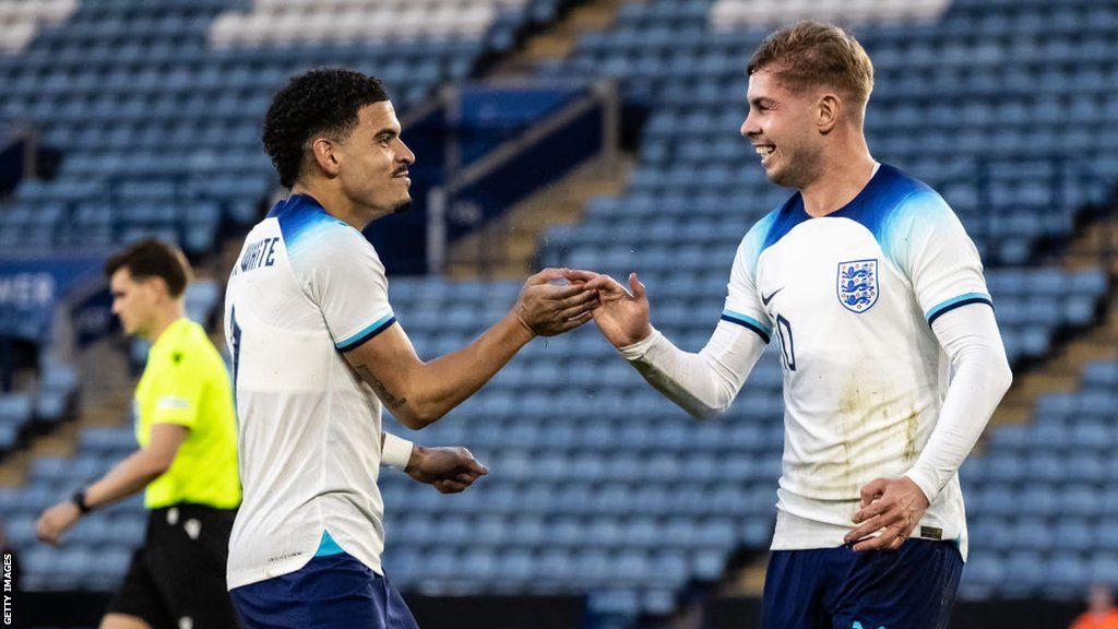 England Under-21s: Gibbs-White, Smith Rowe & Gordon in but Lewis left ...