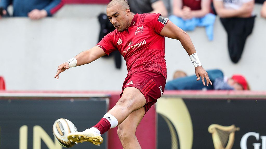Simon Zebo's skill sets up Munster try against Edinburgh - BBC Sport