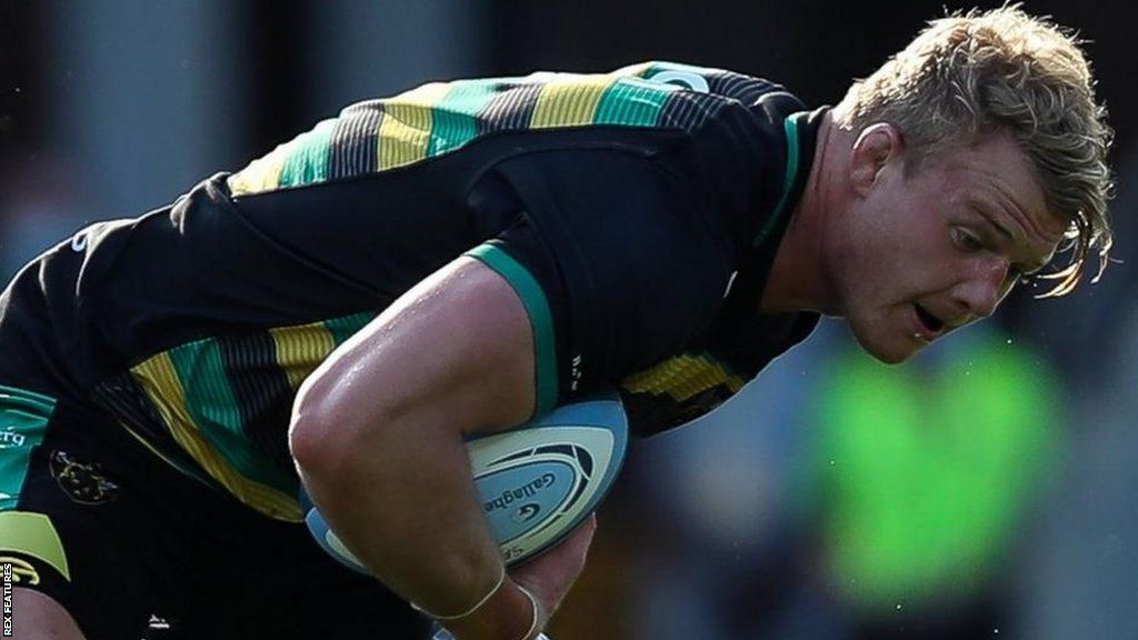 David Ribbans: Northampton Saints star benefits from Allan Lamb input ...