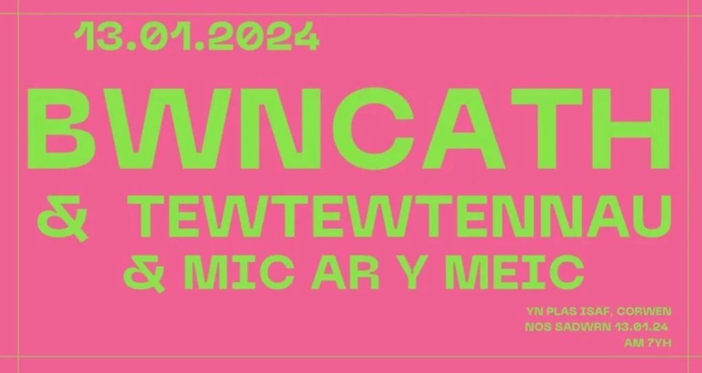 Gigs Mis Ionawr 2024 - BBC Cymru Fyw