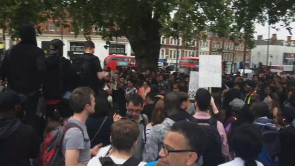 Bristol Black Lives Matter protest attracts 1,000 protestors - BBC News