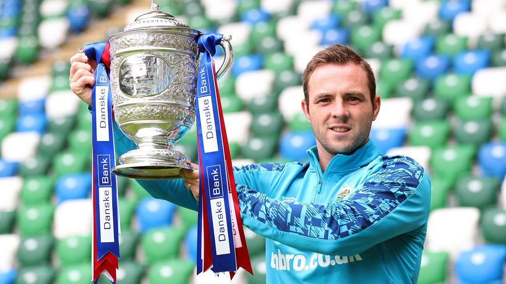 Gibson Cup: Linfield cup presentation - no champagne, cheering or ...