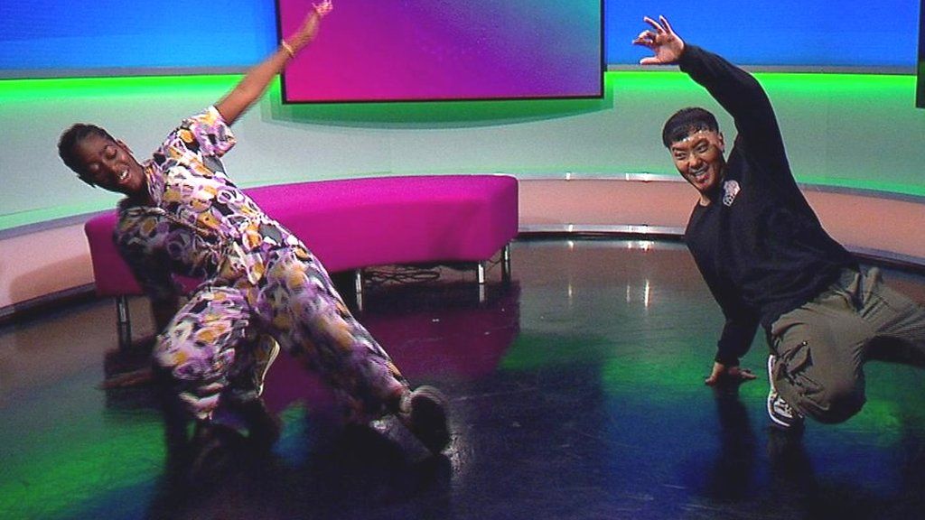 Breaking: Shanequa learns some moves from Anton Phung - BBC Newsround