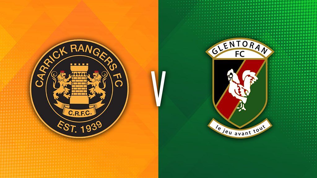 Highlights: Carrick fight back to defeat Glentoran - BBC Sport