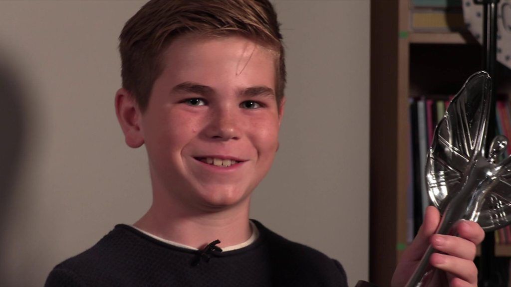 Ted: I had a heart operation then ran a mini triathlon - BBC Newsround