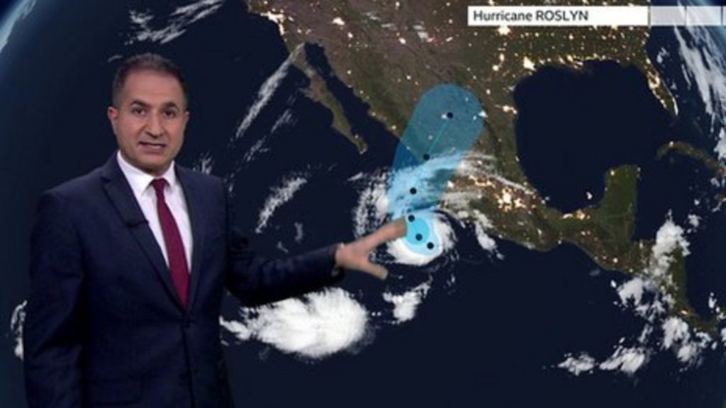 Mexico braces Storm Roslyn - BBC Weather
