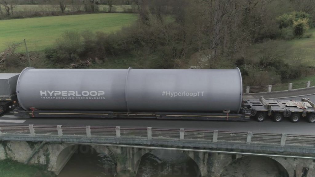 HyperloopTT build test track in France - BBC Newsround