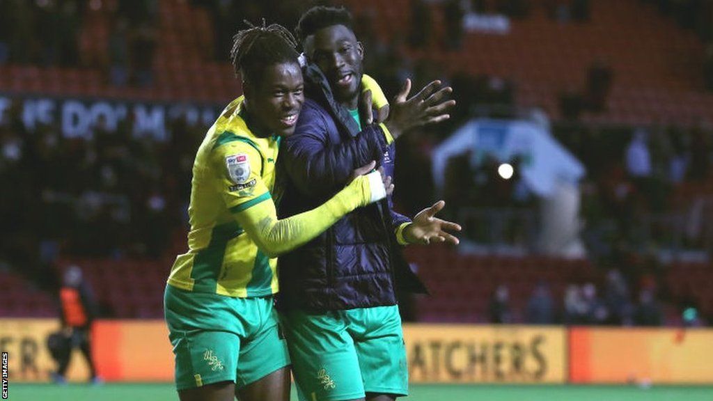 Daryl Dike and Brandon Thomas-Asante: West Bromwich Albion's friendly ...