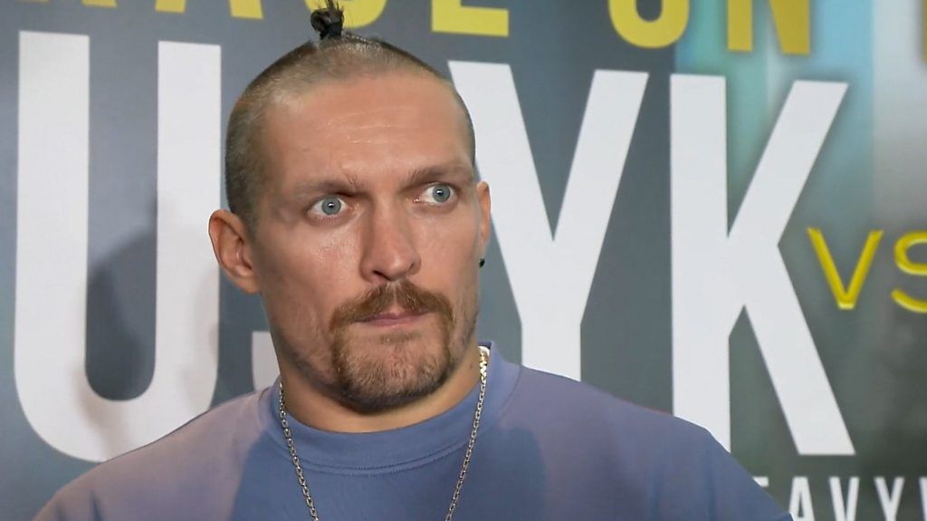 Oleksandr Usyk: You 'cannot forget' about the war in Ukraine - BBC Sport