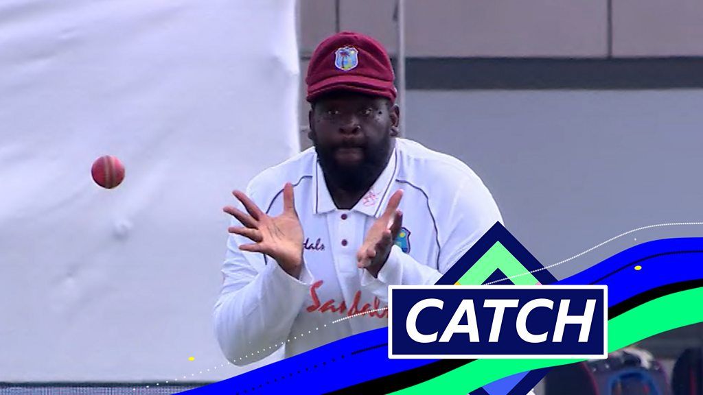England v West Indies: Rahkeem Cornwall takes a superb catch to dismiss ...