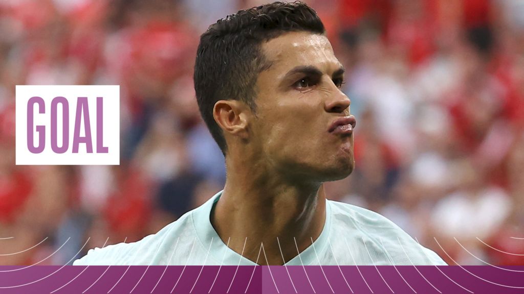 Euro 2020: Cristiano Ronaldo converts from spot to make history - BBC Sport
