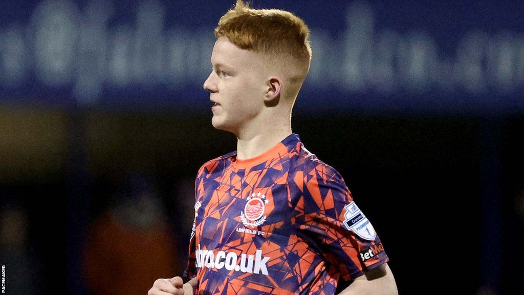 Braiden Graham: 'Goals, goals, goals' - Fifteen-year-old Linfield ...