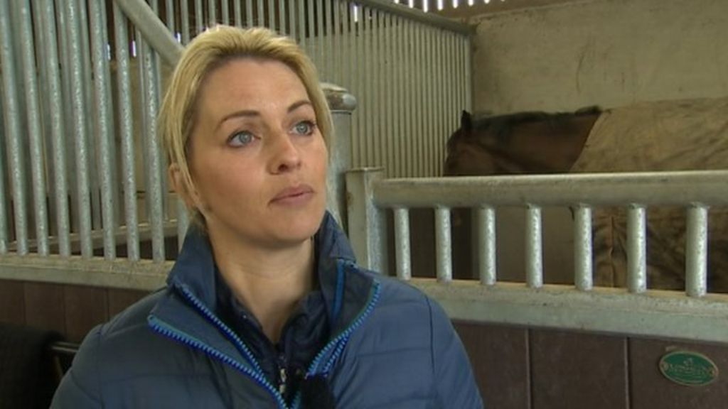 Welsh trainer Rebecca Curtis prepares for the Grand National - BBC Sport