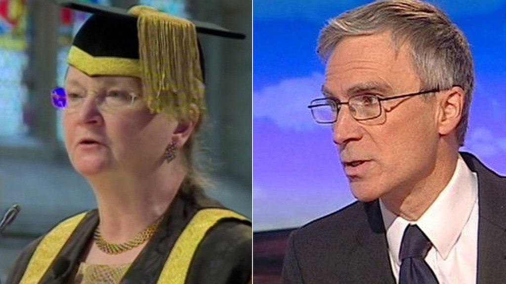 Bath University vice-chancellor told to 'move on' at staff event - BBC News