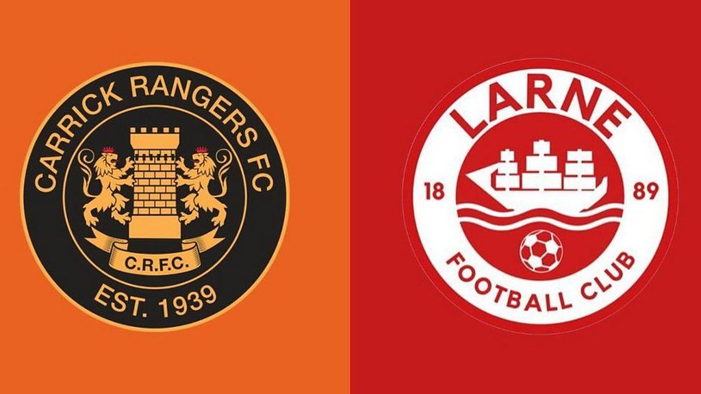 Carrick Rangers 1-2 Larne: Champions edge hosts in derby encounter ...