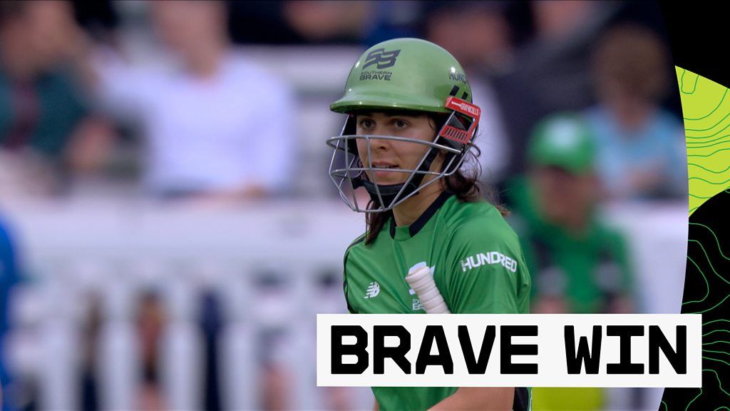 The Hundred 2023: Southern Brave's Maia Bouchier smashes four to seal ...