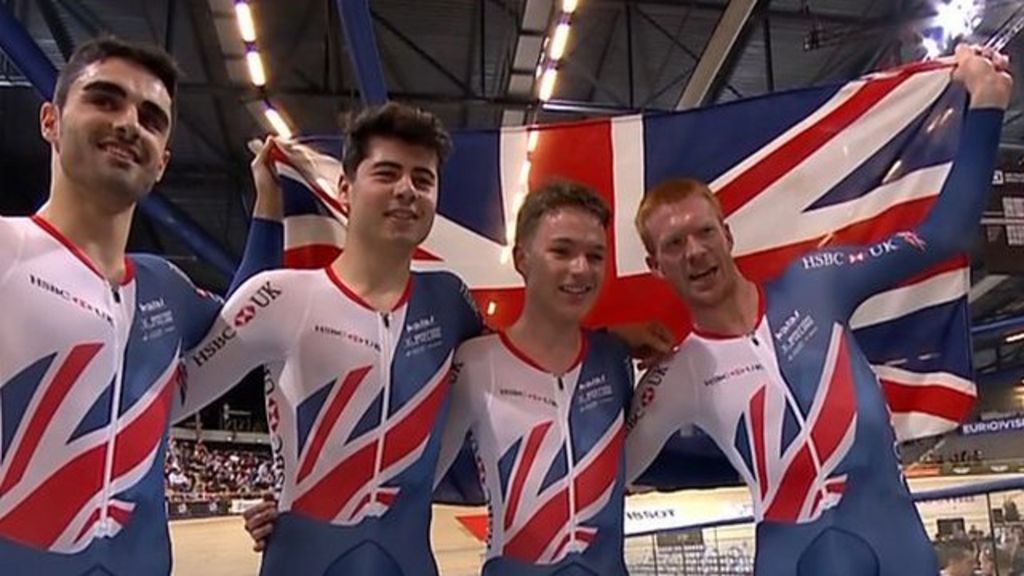 Track Cycling World Championships: Great Britain win gold in men's team ...