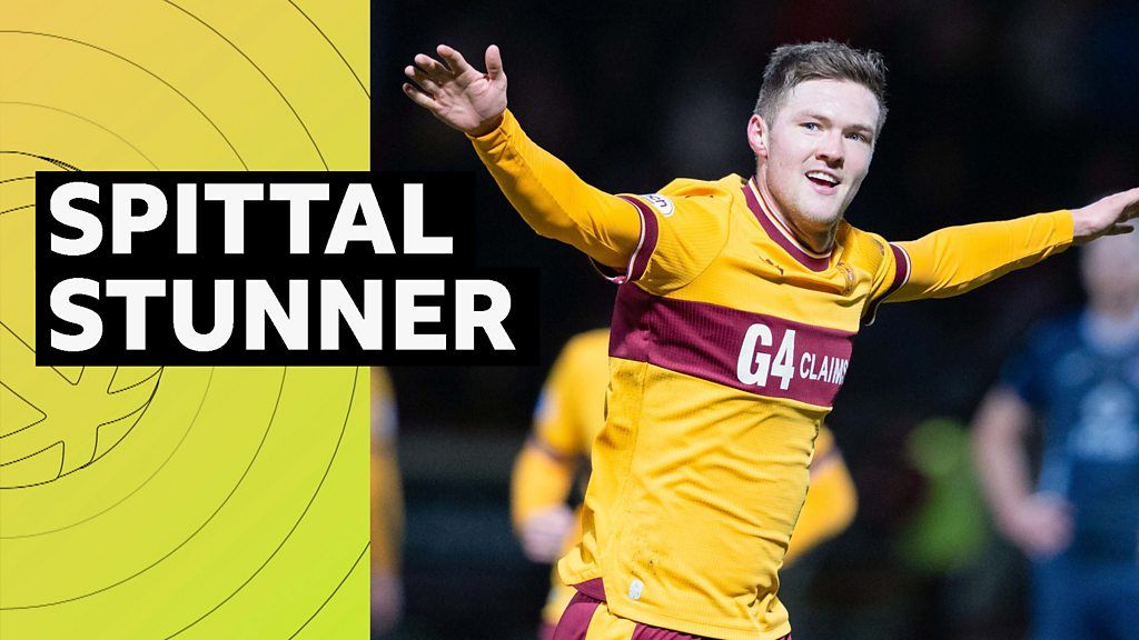 Watch Blair Spittal's stunning strike for Motherwell against Ross ...