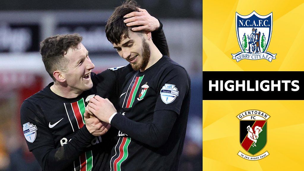 Newry City 1-3 Glentoran - BBC Sport