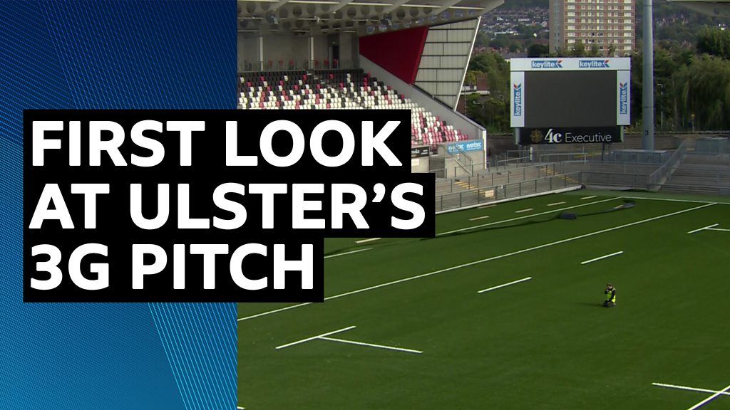 Watch: First look at Ulster's new 3G pitch - BBC Sport