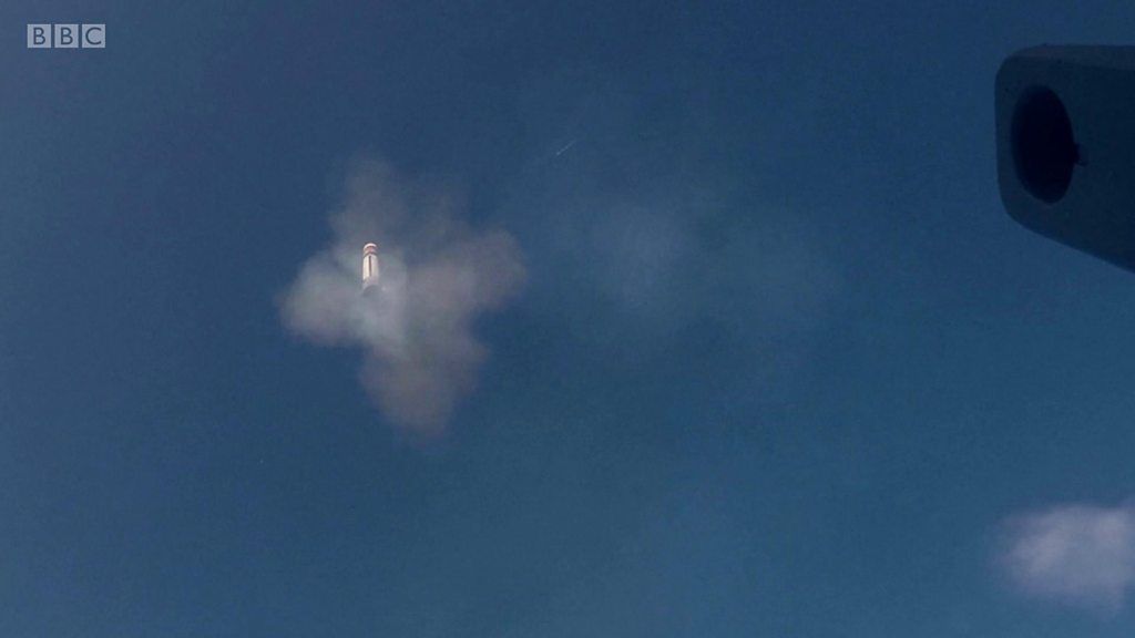 Firing trials of Royal Navy's new missile completed - BBC News