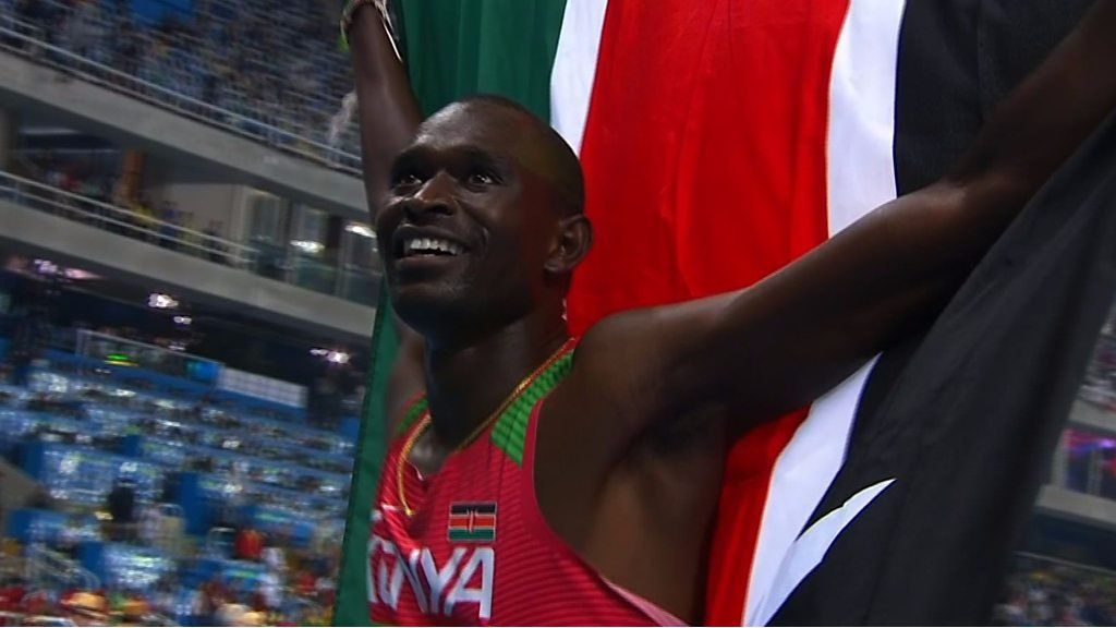 Rio Olympics 2016: David Rudisha retains Olympic 800m title - BBC Sport