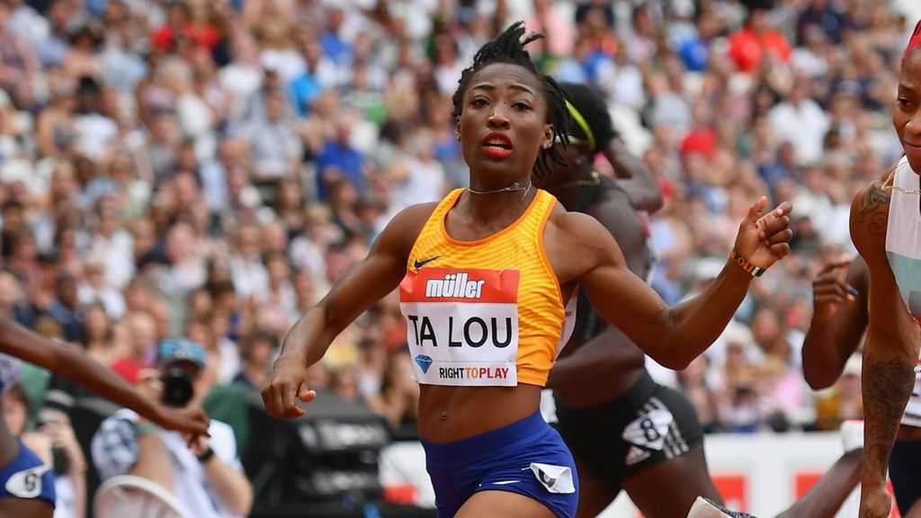 Anniversary games: Marie-Josee Ta Lou win's women's 100m - BBC Sport