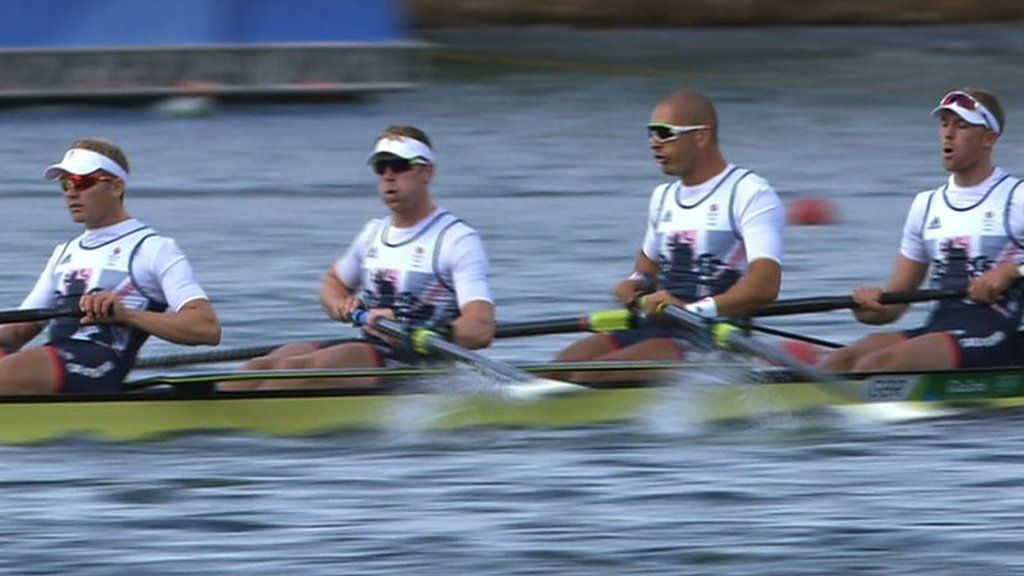Rio Olympics 2016: GB ease to victory in men's four semi-final - BBC Sport