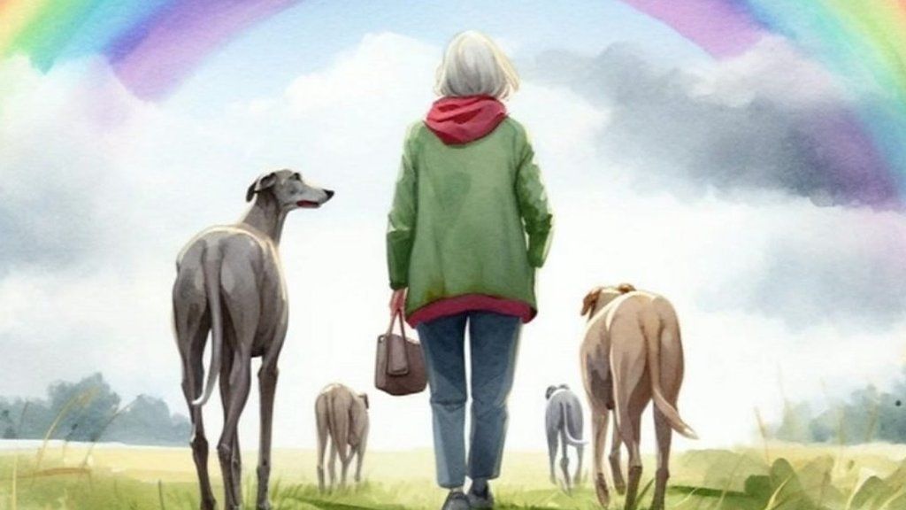 Judith Morton: Greyhound guard of honour at funeral of woman renowned ...