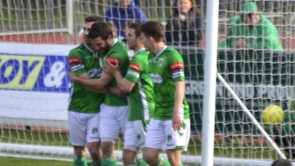 Guernsey FC beat Walton and Hersham 4-1 at Footes Lane - BBC Sport