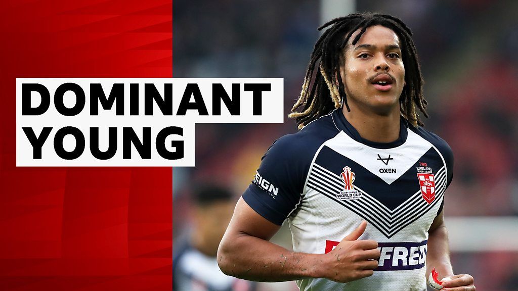 Rugby League World Cup: Dom Young scores four tries for England against ...