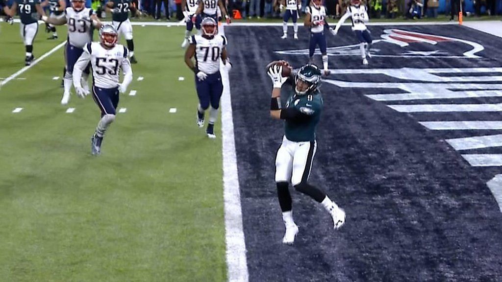 Watch: The touchdown 'that will be shown a billion times' - BBC Sport
