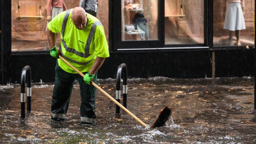 In pictures: Flooding across UK this week after heavy rain - BBC News