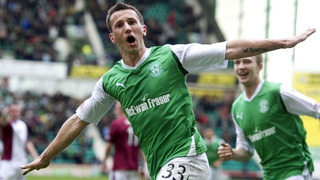 Watch: Miller scoring for Celtic & Hibs - BBC Sport