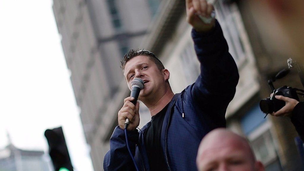 Ex-EDL leader Tommy Robinson to appeal against jail sentence - BBC News